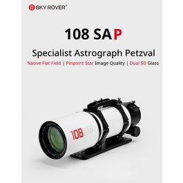 SkyRover Specialist Astrograph Petzval 108mm F4,8